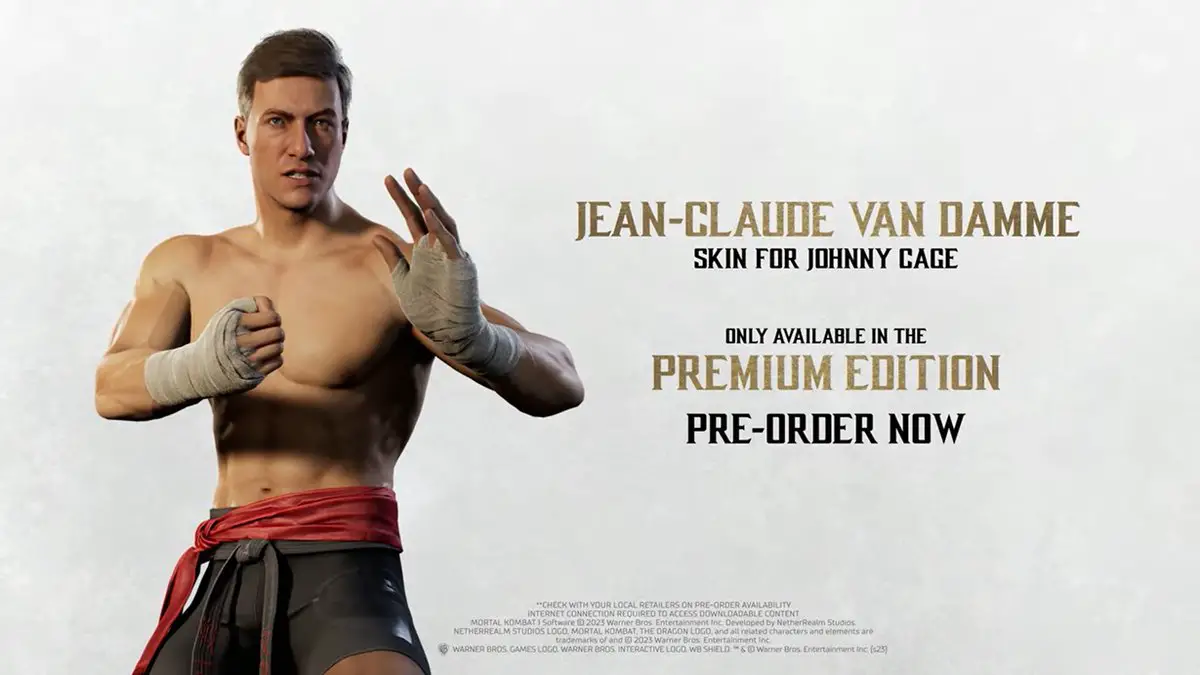 Novo trailer da skin de Jean-Claude Van Damme de Johnny Cage em Mortal ...