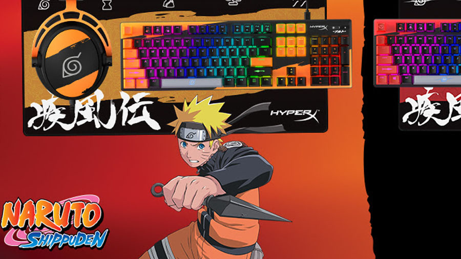 HyperX anuncia edição limitada de produtos em colaboração com Naruto ...