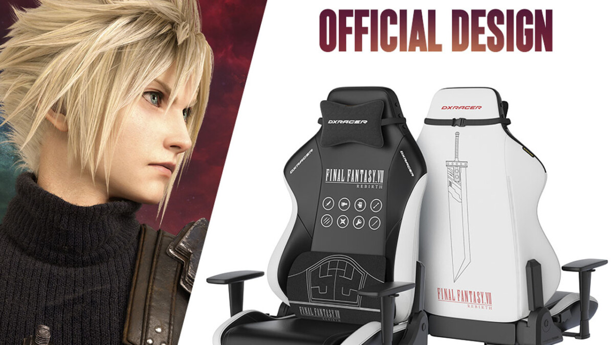Square Enix revela cadeira gamer da DXRacer tematizada com Final ...