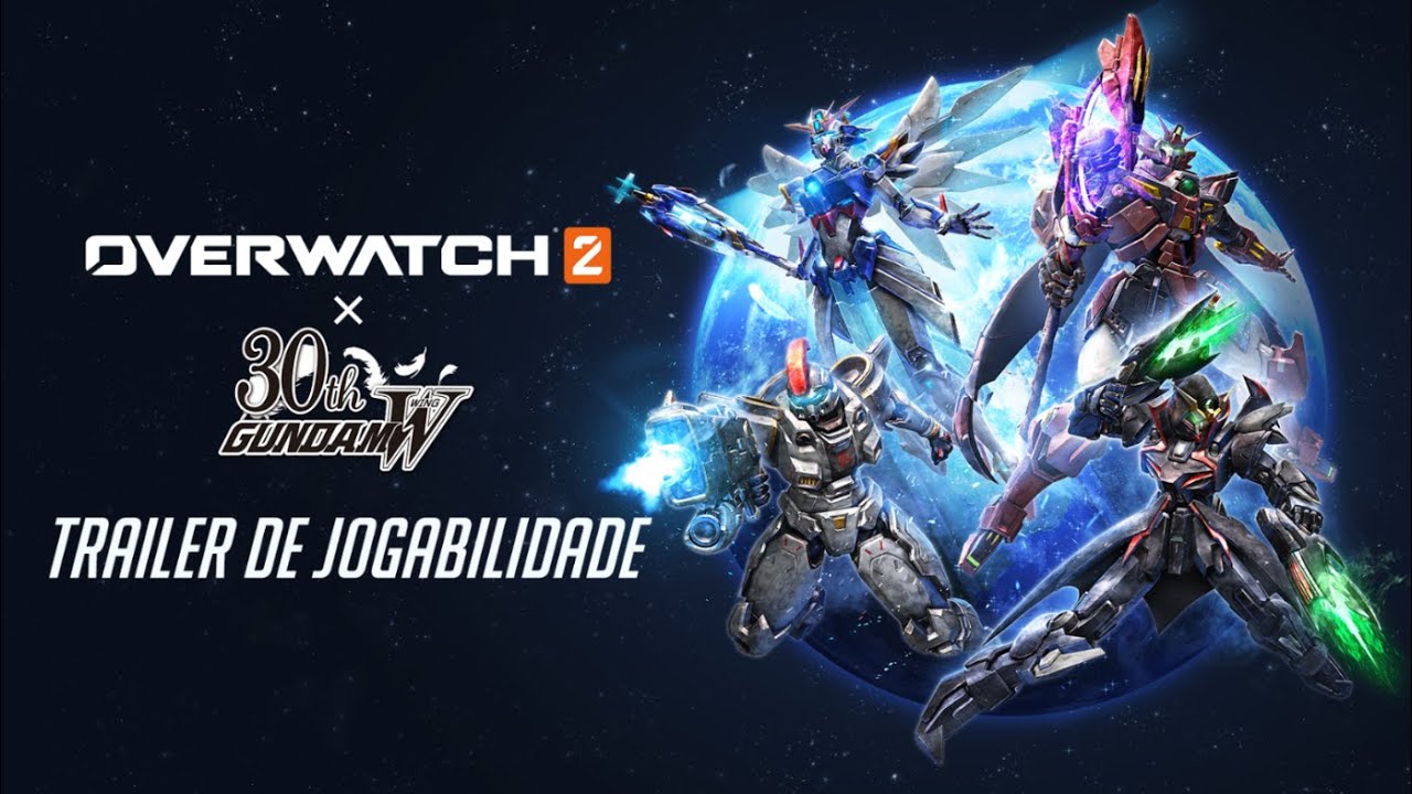 Novo trailer de gameplay do crossover de Overwatch 2 com Gundam Wing ...
