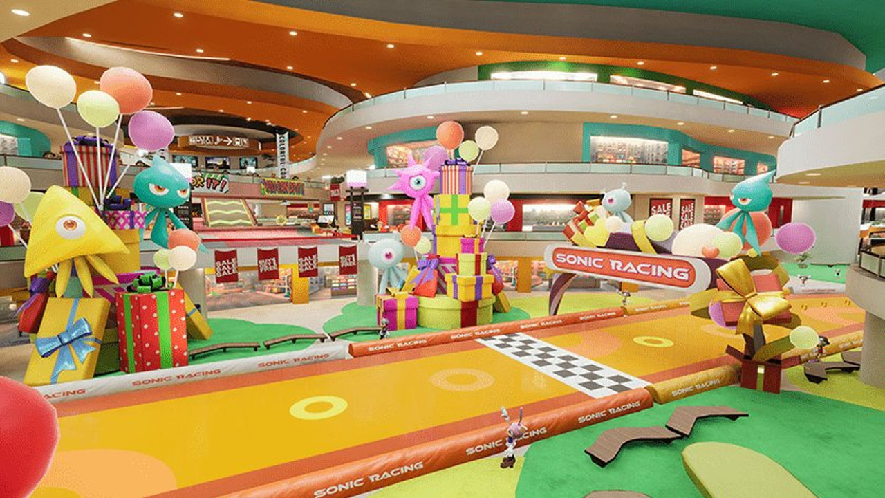 Novo vídeo de Sonic Racing: CrossWorlds mostra Colorful Mall - PSX Brasil
