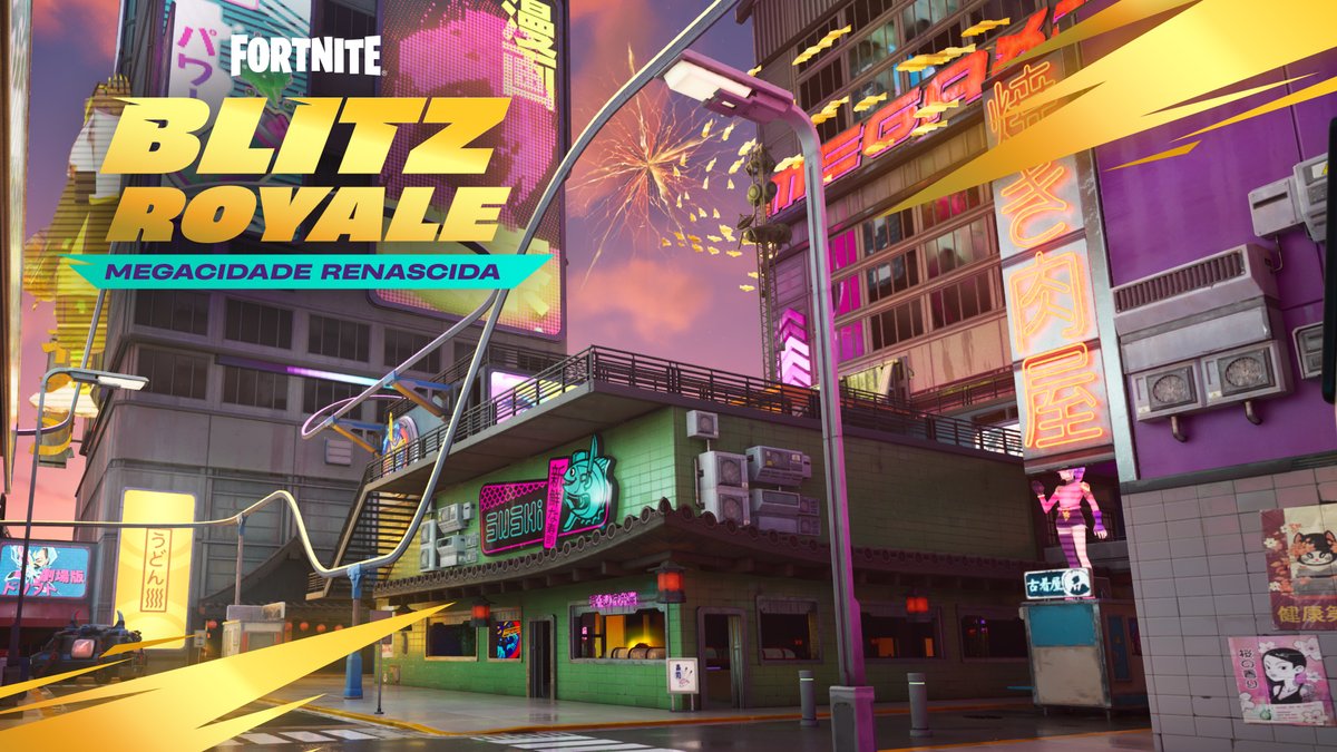 Fortnite com atualização da Megacidade renascida no Blitz; evento de ...