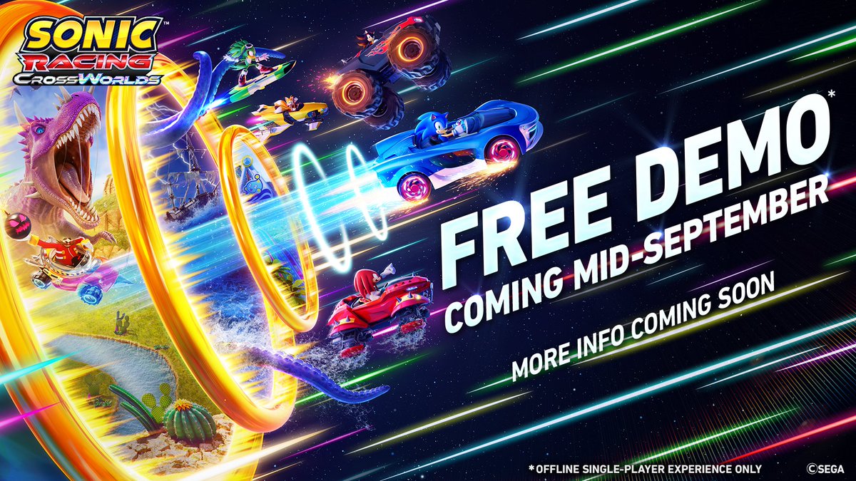 SEGA anuncia demo single-player de Sonic Racing: CrossWorlds - PSX Brasil