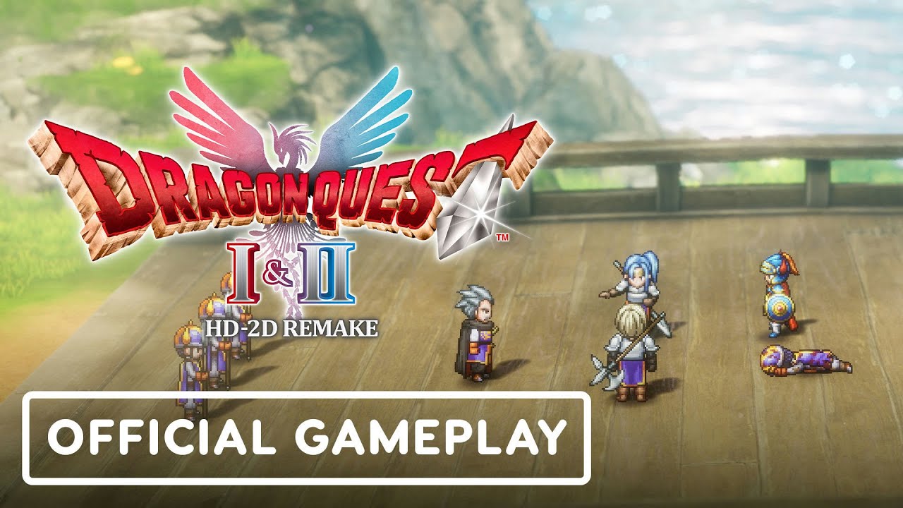 Vídeo de gameplay de Dragon Quest I & II HD-2D Remake mostra "resgate ...