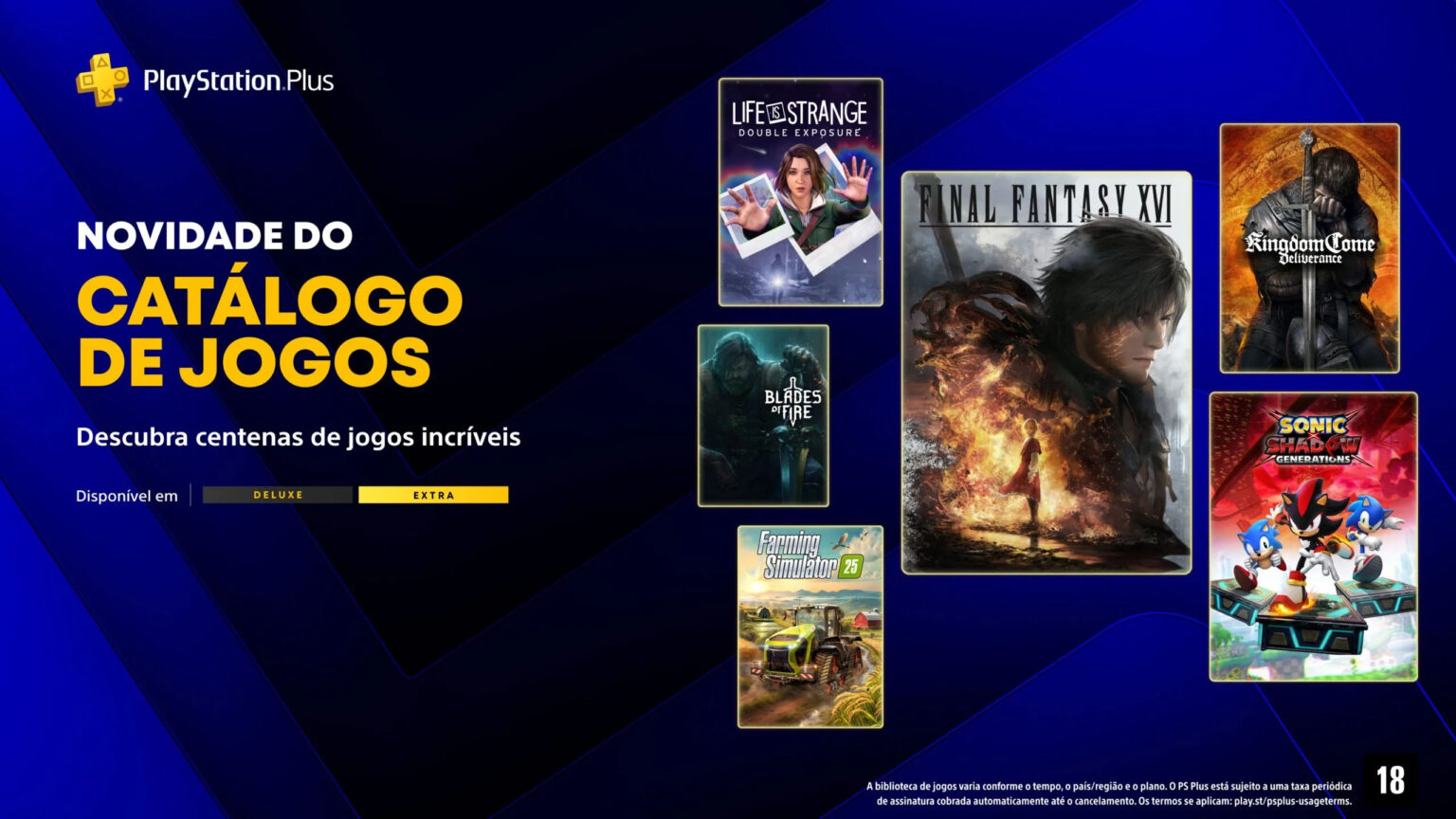 PS Plus Extra e Deluxe junho 2026: anúncio oficial - PSX Brasil